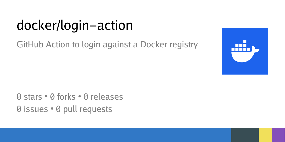 docker/login-action: GitHub Action to login against a Docker registry ...